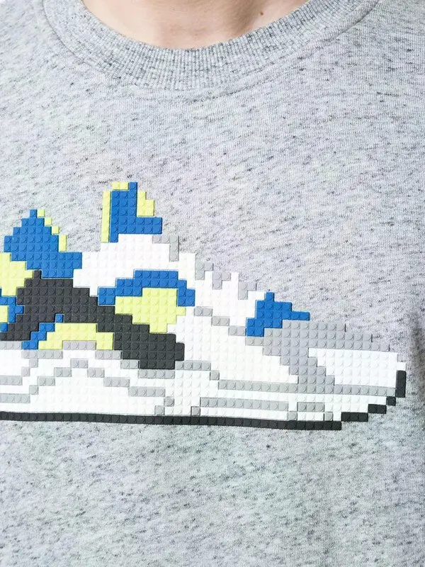 MOSTLY HEARD RARELY SEEN 8-BIT Blazed Sneaker Sweatshirt - Grey