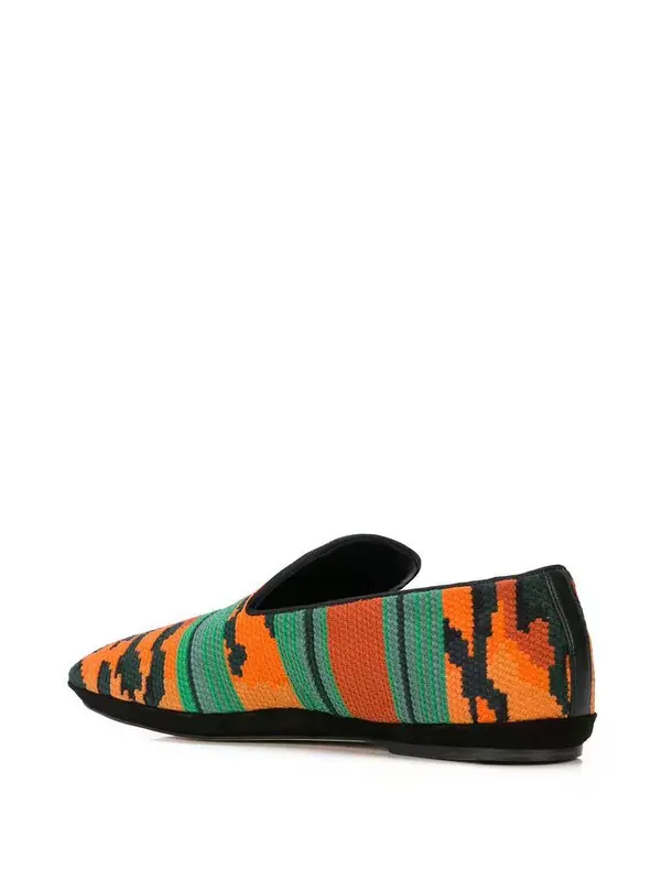 Loewe Woven Tiger Slippers