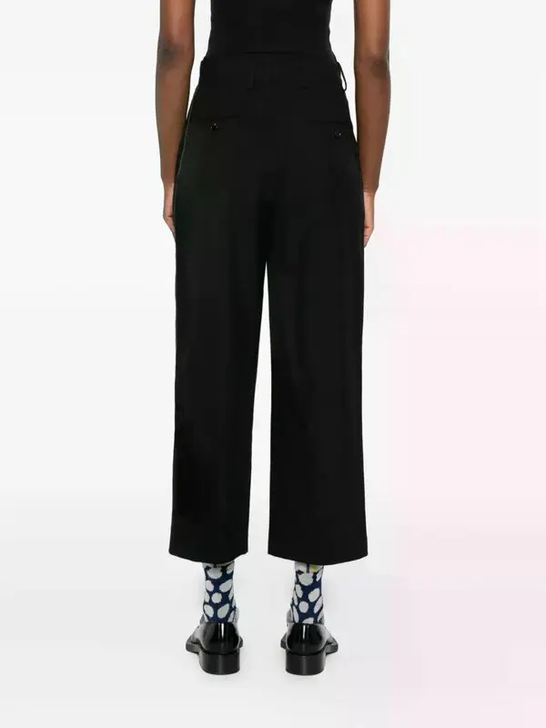 Marni Side Stripe Cropped Trousers