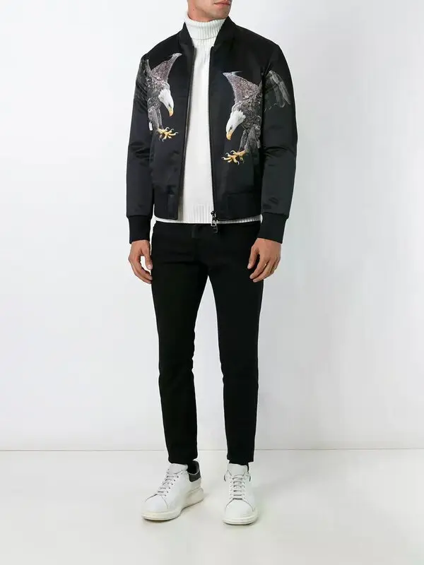 Neil Barrett Eagle Print Bomber Jacket