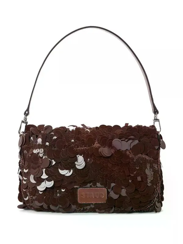 Staud Timmy Shoulder Bag - Brown
