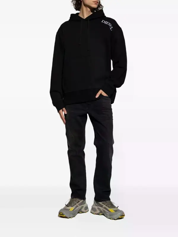 DIESEL® Logo-embroidered Hooded Sweatshirt