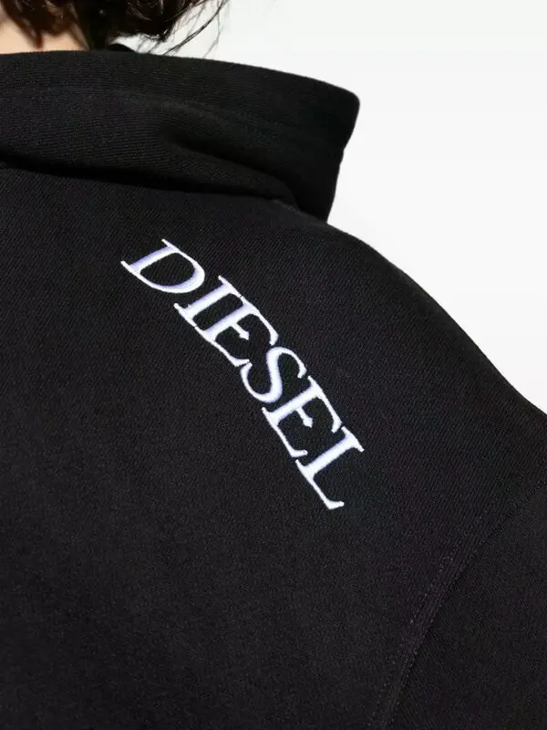 DIESEL® Logo-embroidered Hooded Sweatshirt