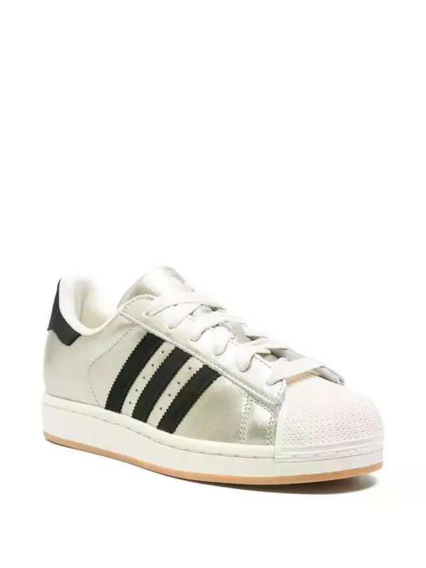 Adidas Superstar Ii 3-stripe Sneakers - Silver
