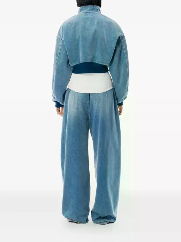 Alexander Wang Elasticated-waist Drawstring Track Pants - Blue
