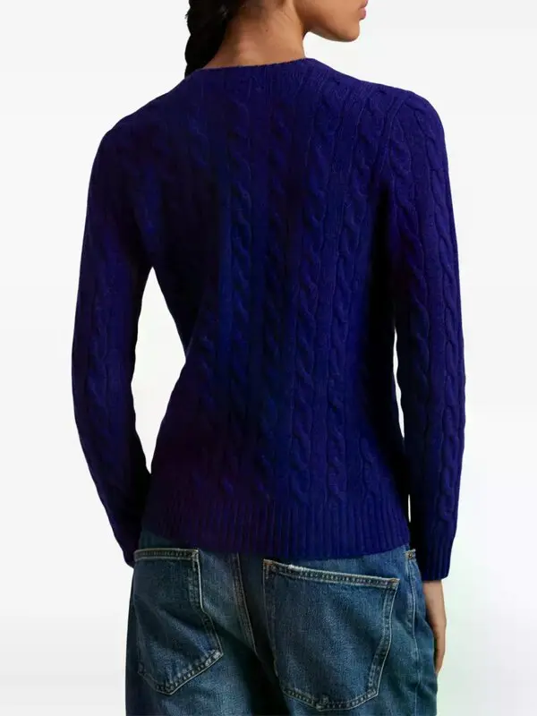 Polo Ralph Lauren Cable-knit Wool Pullover - Blue