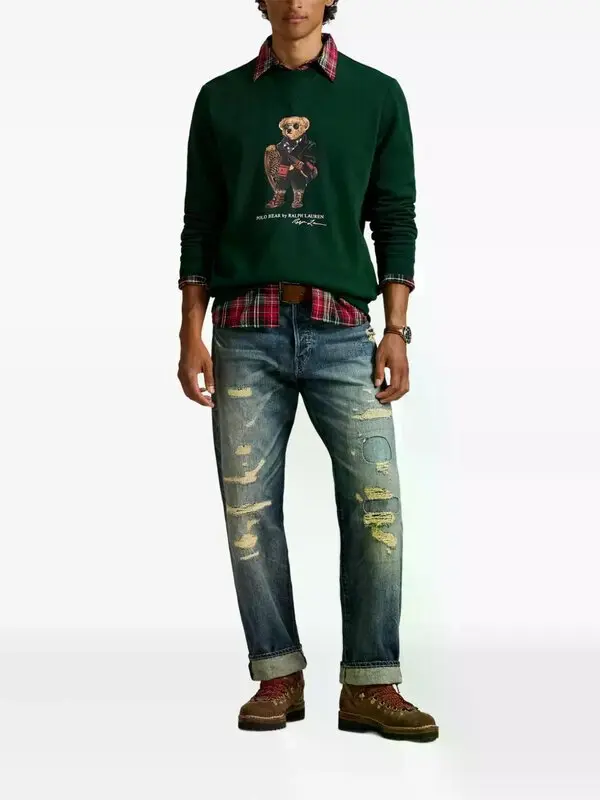 Polo Ralph Lauren Polo Bear Long-sleeve Sweatshirt - Green