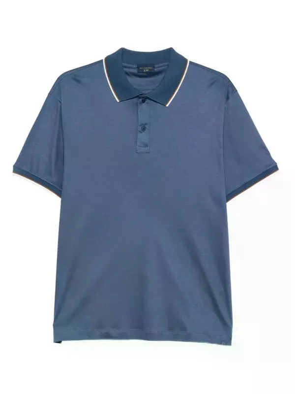 Paul & Shark Tipped Polo Shirt - Blue