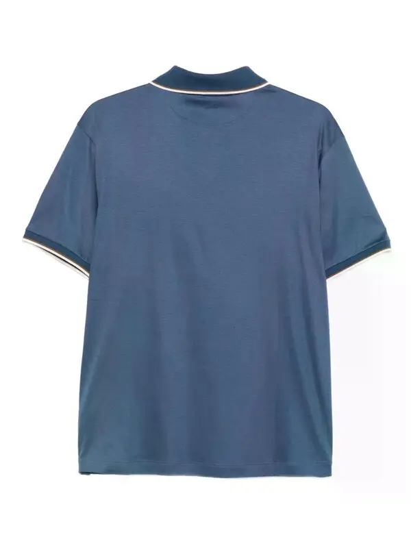 Paul & Shark Tipped Polo Shirt - Blue
