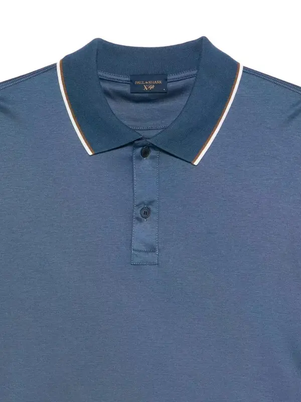Paul & Shark Tipped Polo Shirt - Blue