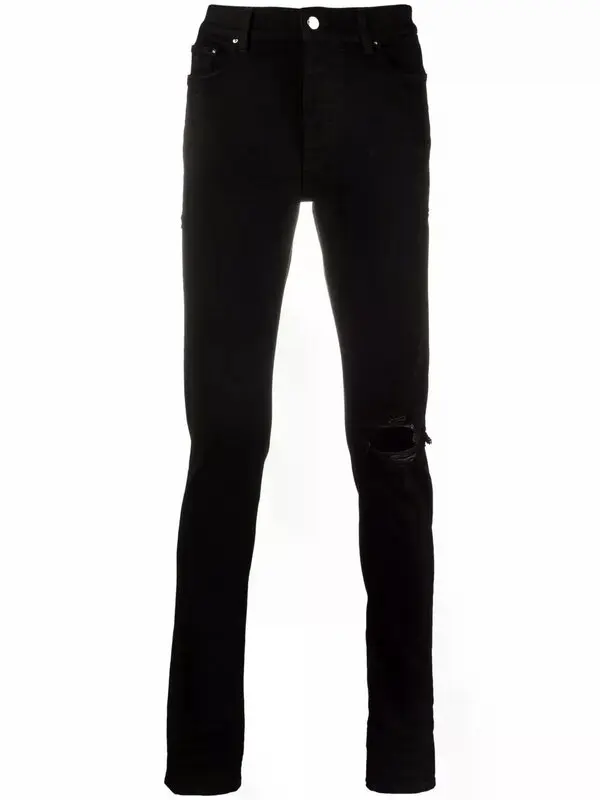Amiri Slim-cut Distressed Jeans
