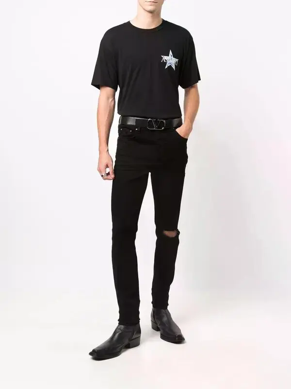Amiri Slim-cut Distressed Jeans