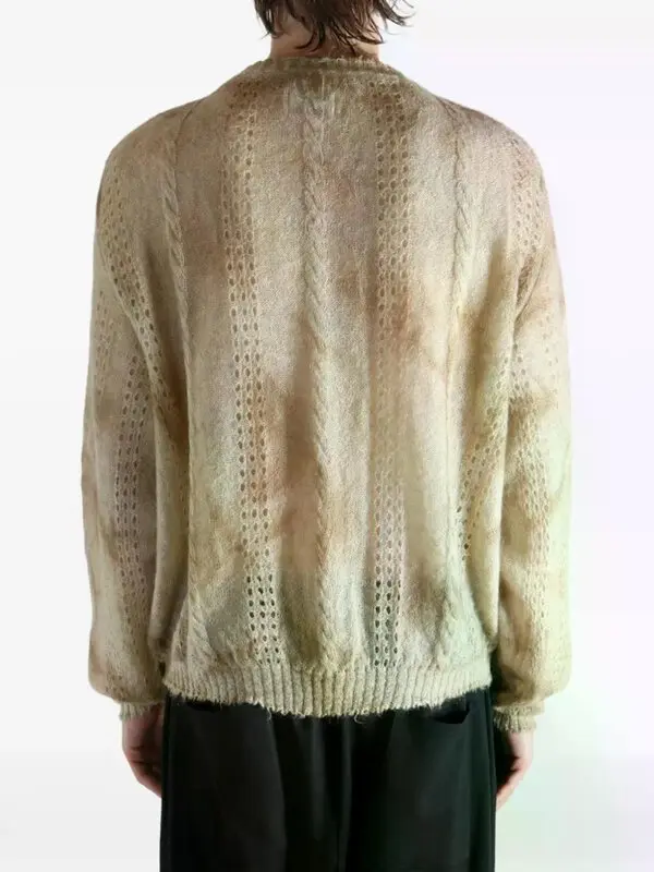 MAGLIANO Embellished Cable-knit Cardigan