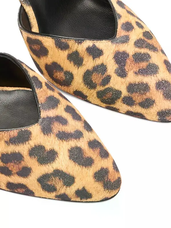 Casadei 80mm Venus Malsia Leopard-print Pumps
