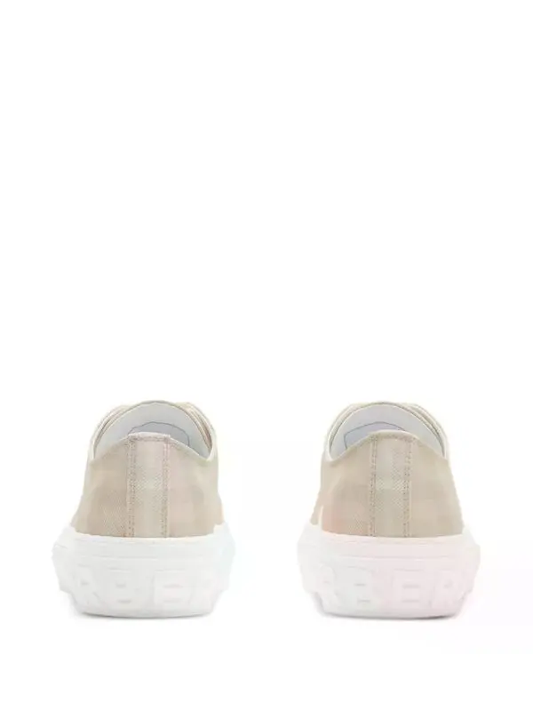 Burberry Check-pattern Low-top Sneakers