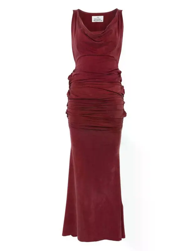 VIVIENNE WESTWOOD Cowl-neck Maxi Dress - Red