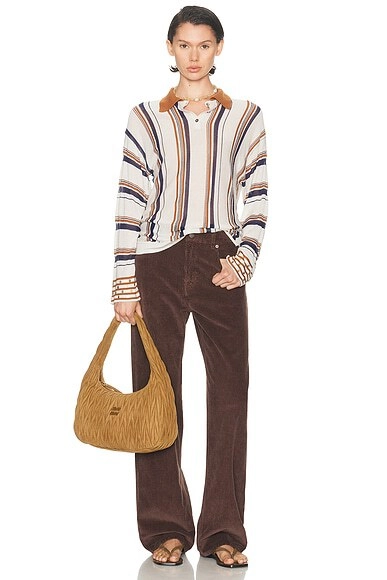 SIEDRES Ira Striped Viscose Knit Top - Multi