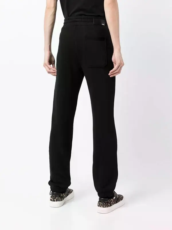 Amiri Logo-print Cotton Track Pants - Black