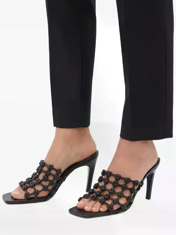 TOTEME 85mm Knotted Leather Sandals