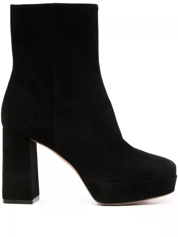 GIANVITO ROSSI 70mm Holly Platform Suede Boots