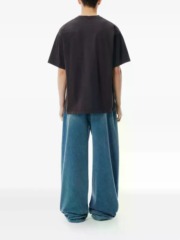 Alexander Wang Logo Patch Short Sleeve T-shirt
