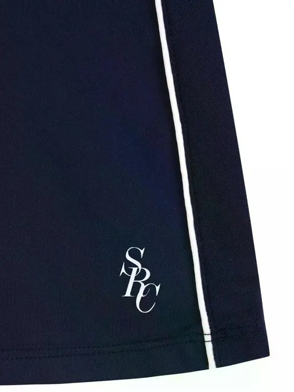 Sporty & Rich Side-stripe Short Skirt