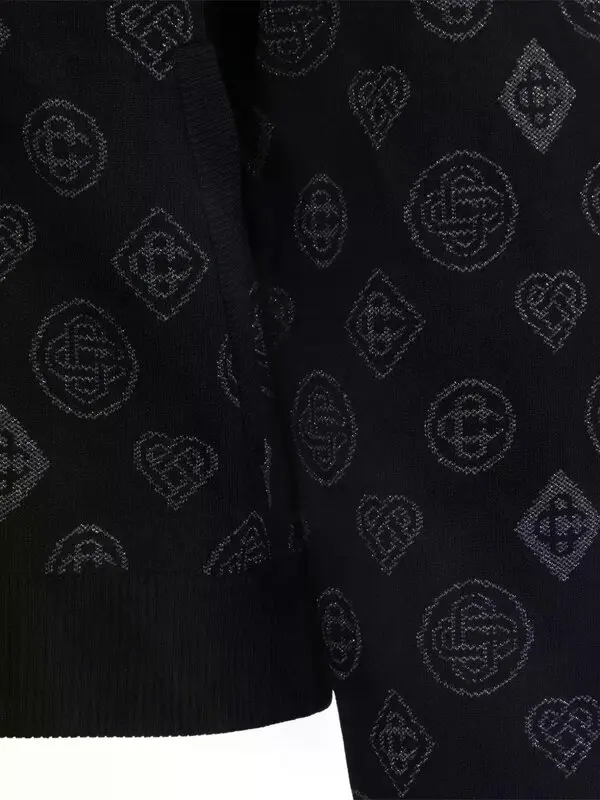 Casablanca Logo-pattern Zip-up Jacket