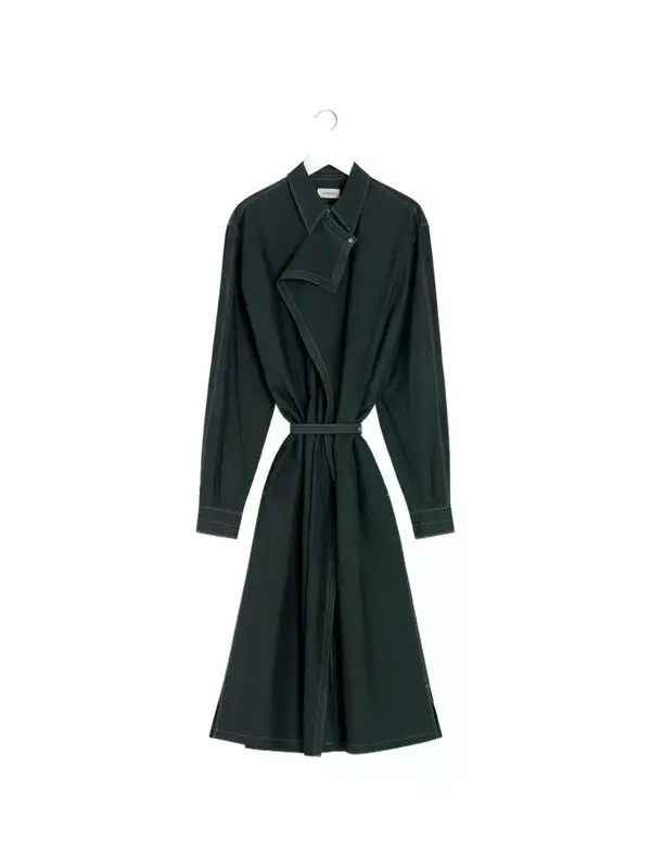 LEMAIRE Asymmetrical Panel Shirt Dress - Grey