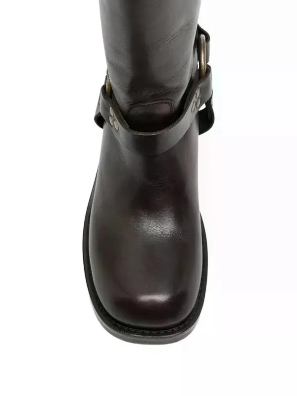 P.a.r.o.s.h Buckle-strap Studded Boots