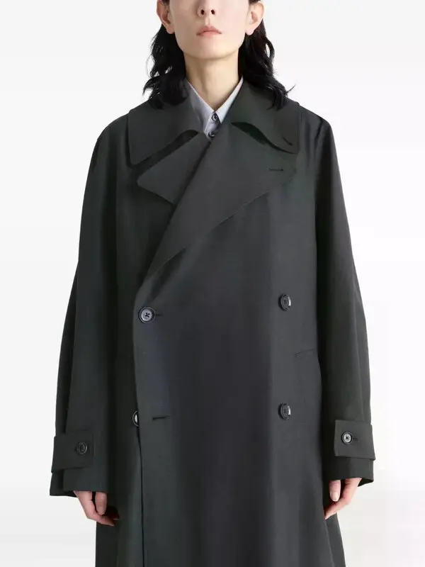 LEMAIRE Double-breasted Belted Trench Coat
