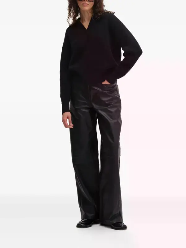 Remain Birger Christensen Leather Paneled Trousers