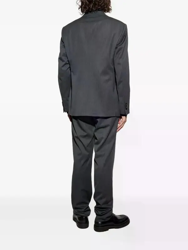 Giorgio Armani Single-breasted Wool Suit - Grey