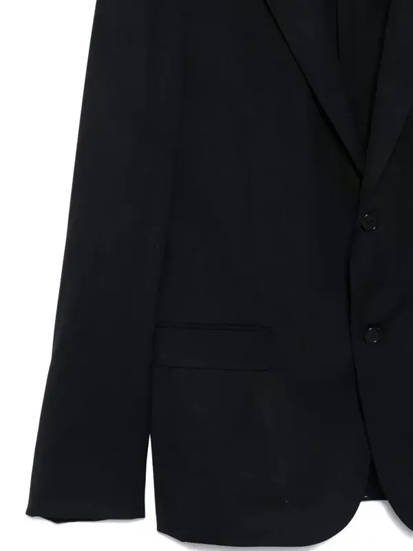 LANVIN Buttoned Single-breasted Blazer - Black