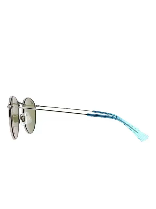Maui Jim Round Frame Sunglasses - Silver
