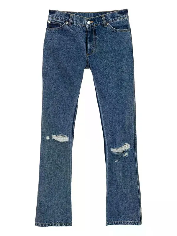 Natasha Zinko Distressed Flared Jeans