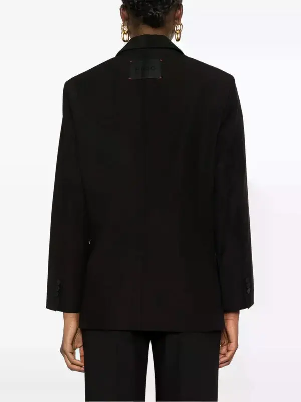 Hugo Logo-appliqué Blazer