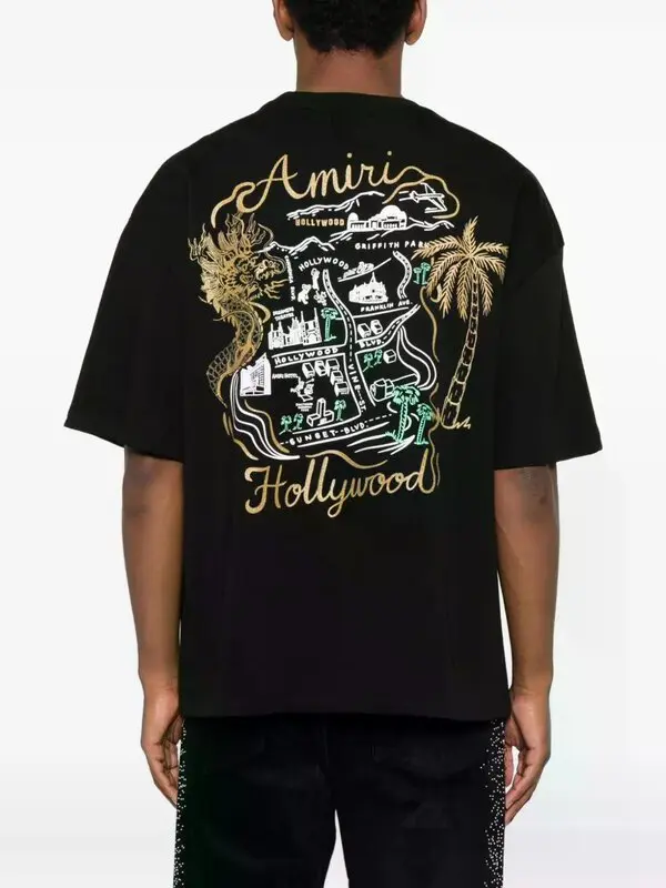 Amiri Embroidered Short-sleeve T-shirt