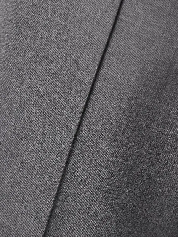 Adam Lippes Wyatt Wool-blend Twill Straight-leg Trousers