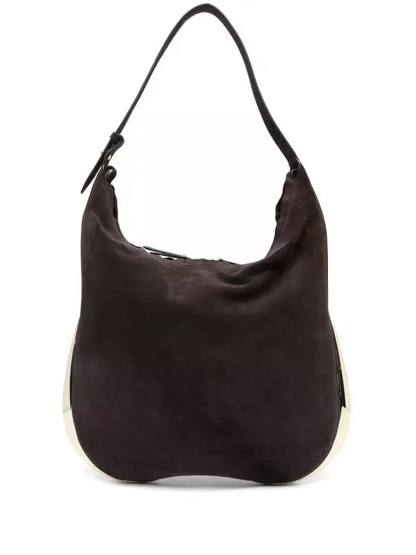 Benedetta Bruzziches Suede Shoulder Bag
