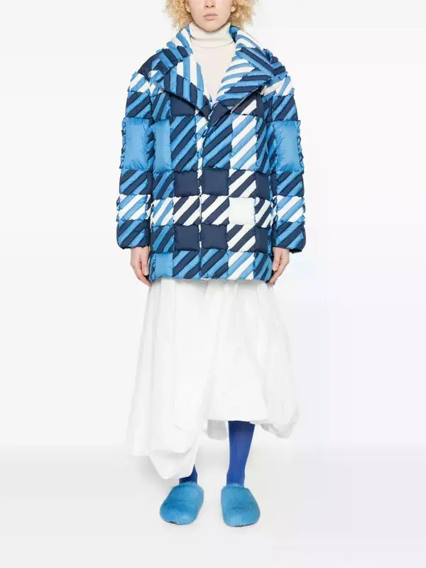 RAXXY Quilted Houndstooth Jacket