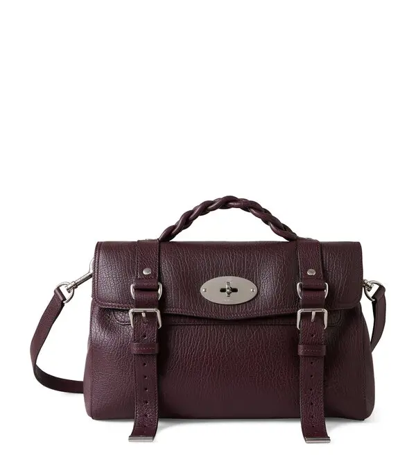 Mulberry Grained Leather Alexa Cross-body Bag - Red
