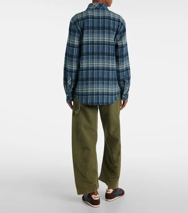 GOD'S TRUE CASHMERE Checked Cashmere Shirt