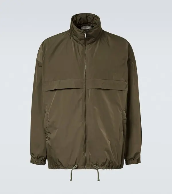 Saint Laurent Technical Raincoat - Green