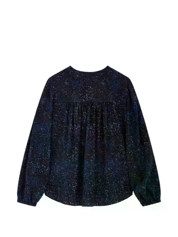 Isabel Marant Étoile Sally Pleated-frill Blouse - Blue