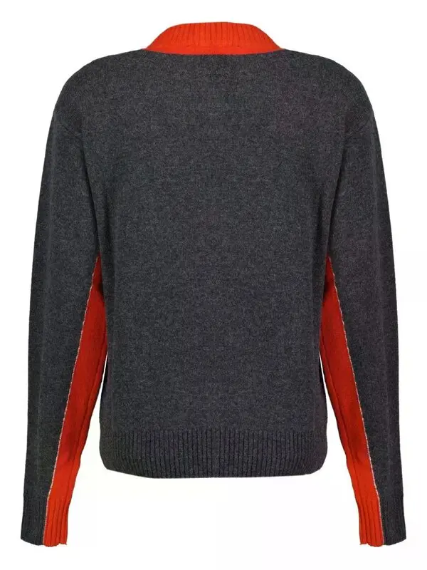 Rabanne Two-tone V-neck Sweater