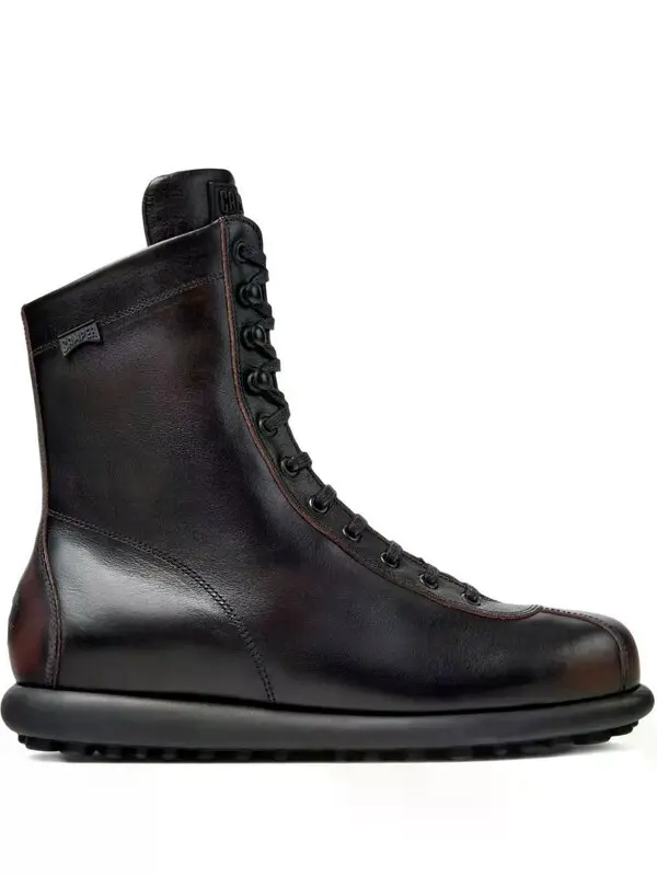 Camper Pelotas Ariel Lace-up Leather Biker Boots