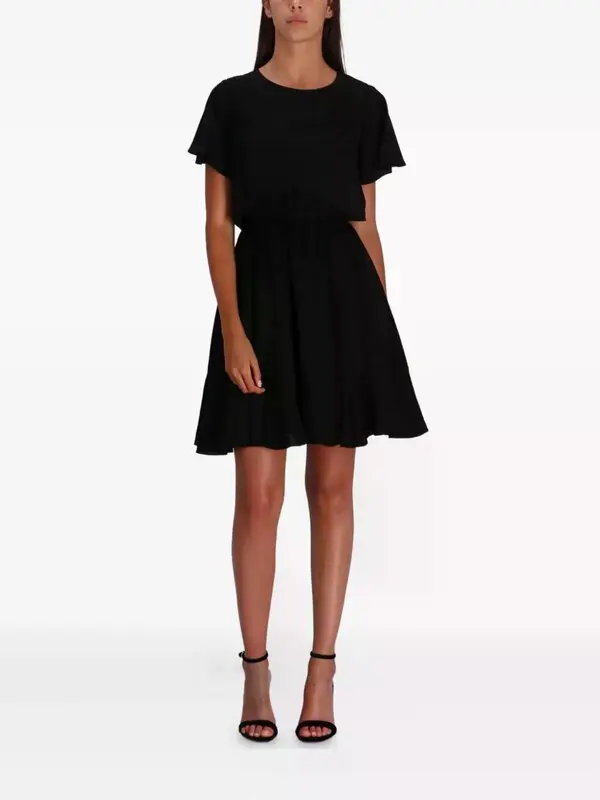 Armani Exchange Frill-detail Layered Dress