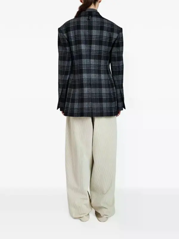 Proenza Schouler Checked Wool Blazer