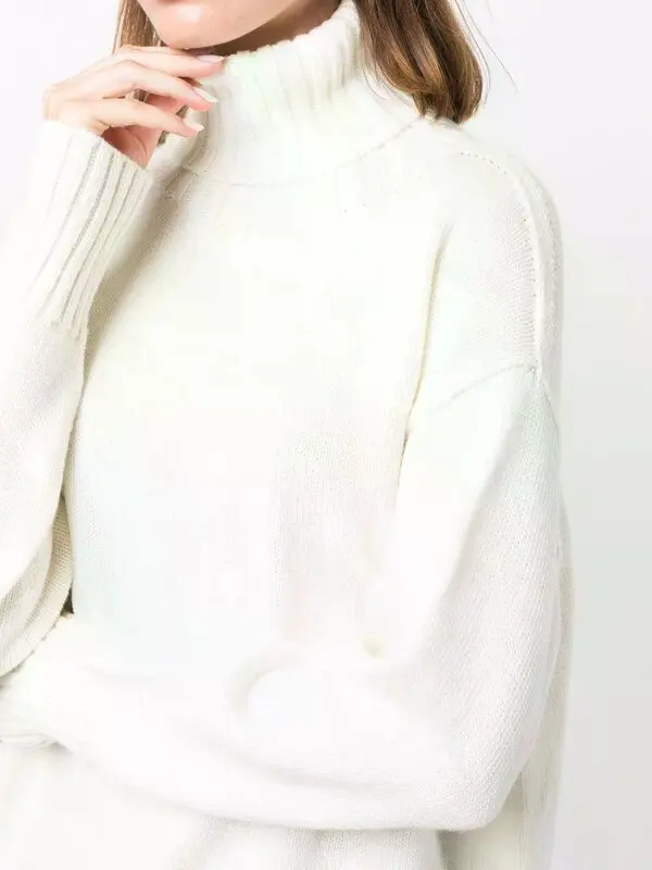 DRUMOHR Merino Wool Roll Neck Jumper