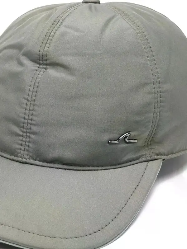 Paul & Shark Typhoon Logo Plaque Baseball Cap - Green